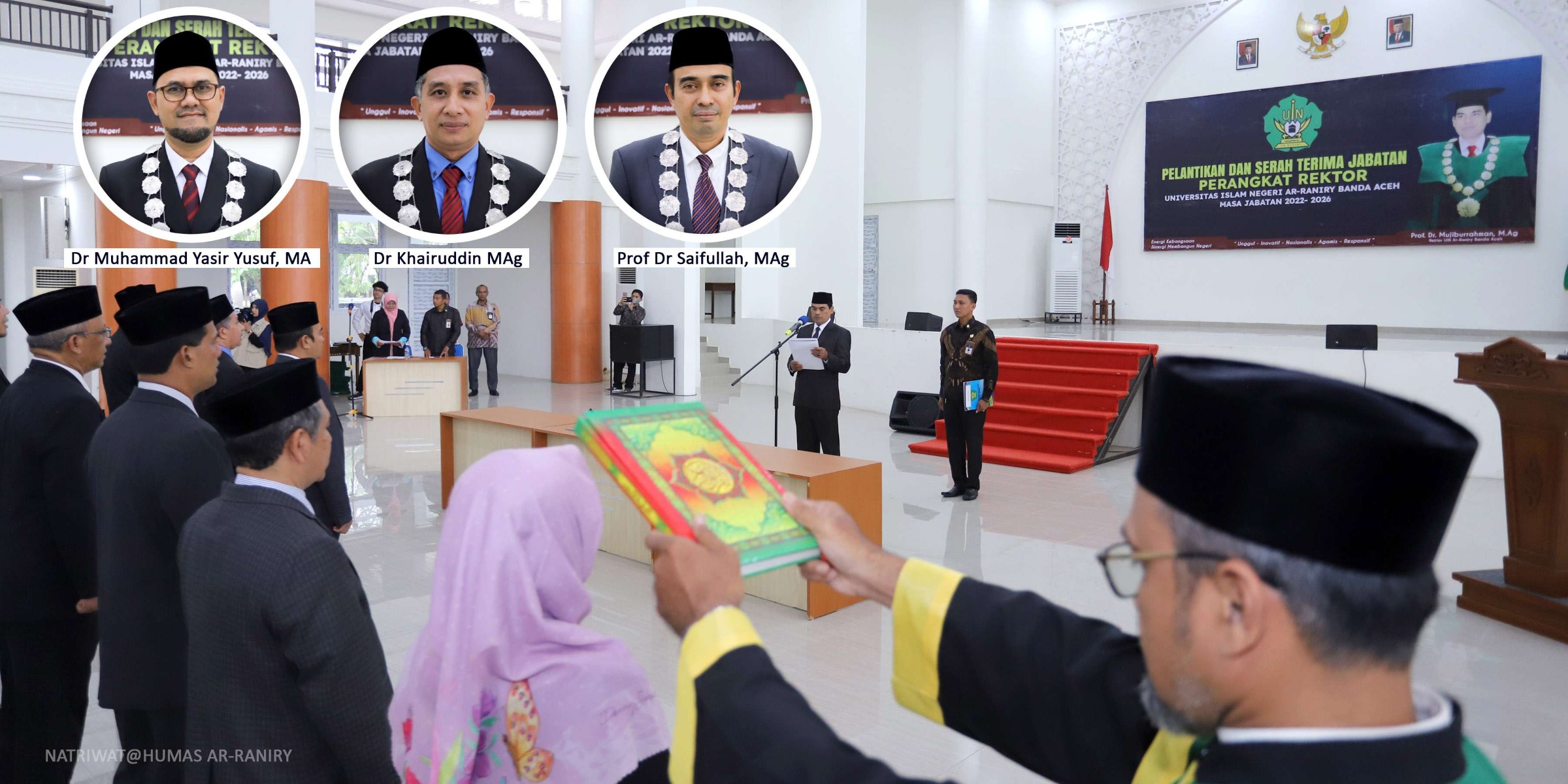 Prof Mujiburrahman Lantik Wakil Rektor dan Dekan di Lingkungan UIN Ar ... Prof Mujiburrahman Lantik Wakil Rektor dan Dekan di Lingkungan UIN Ar ...